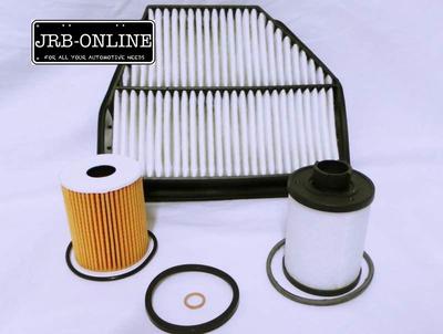 HOLDEN CAPTIVA 2.0L TURBO DIESEL CG AIR OIL FUEL FILTER KIT 2.0 2L 2007 ...