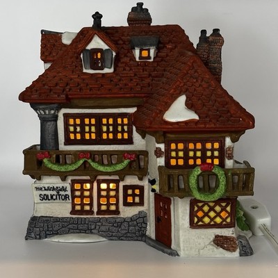 Dept 56 Dickens Village Collection "Mr. Wickfield Solicitor" 5550-8 No ...