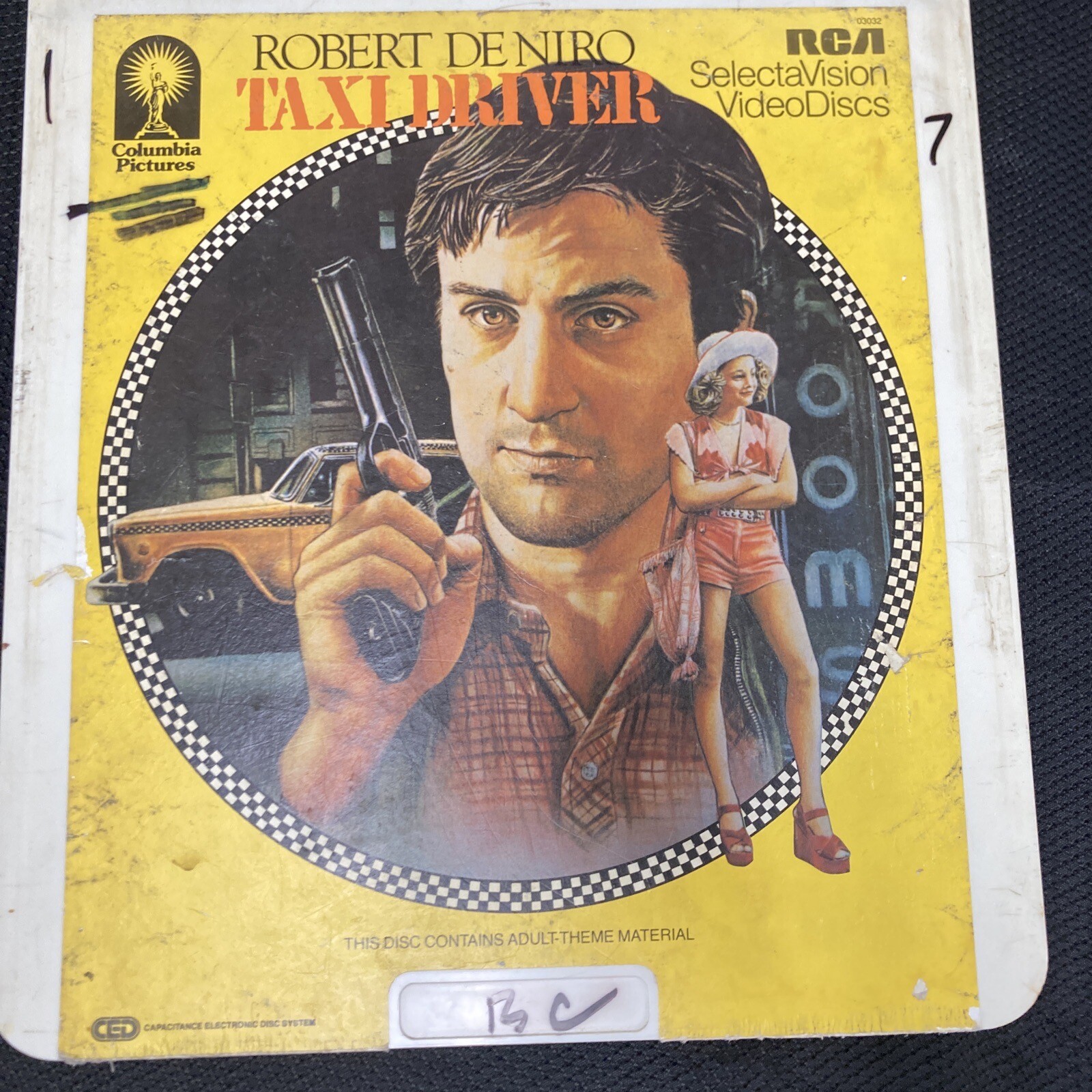 1976 Taxi Driver CED Videodisc Robert De Niro Jodi Foster Video Disc ...