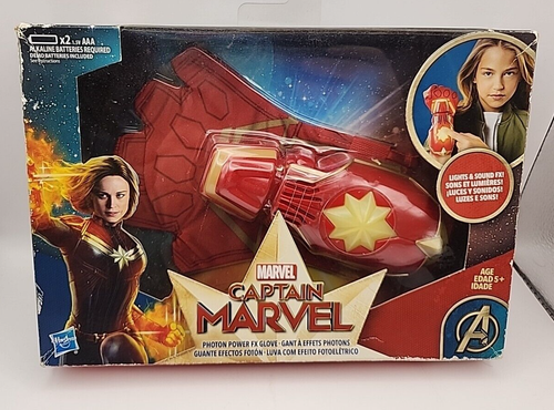 Marvel" Captain Marvel Photon Power FX Character Glove Red NIB Sealed ...