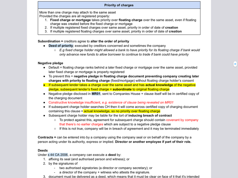 SQE1 (FLK1 & FLK2) 600+ Pages SQE Revision Notes First Quintile *July ...