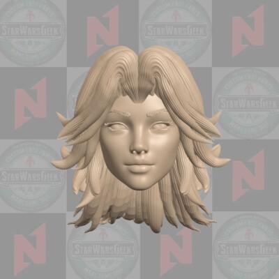 Marvel Rivals Sue Storm custom head for 1:12 1:10 1:18 & 1:6 action ...