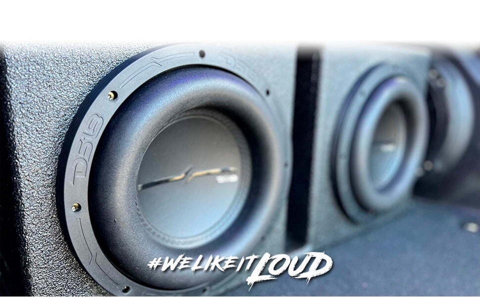 PAIR DS18 Car Audio 8“ High Excursion Subwoofers 2400 Watt Dual 2 Ohm ...