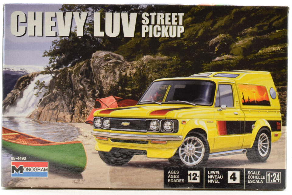 Revell - Monogram Chevy Chevrolet Luv Street Pickup 1/24 Model Car Kit ...