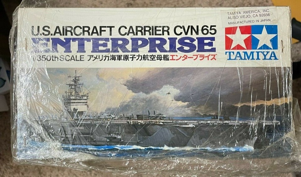 Tamiya Model USS Enterprise Aircraft Carrier CVN65 1/350 Scale | eBay
