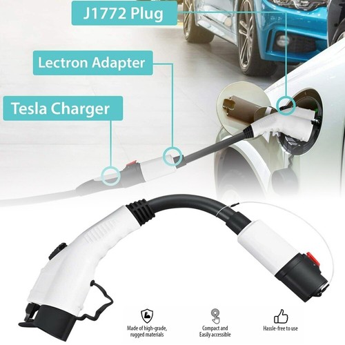 For Electric Vehicle EV Chargers 40A 250V EVSE Tesla To SAE J1772 Type ...