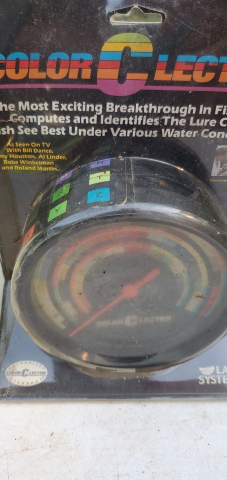 Vintage Lake Systems Color C Lector Fishing Lure Selector w/ Case New ...