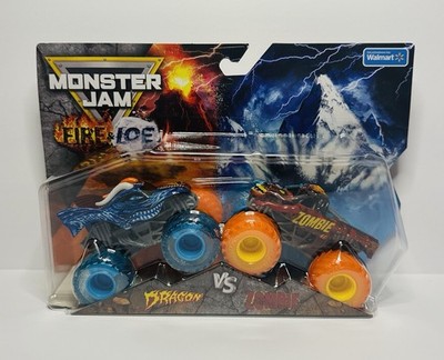 DRAGON vs ZOMBIE 2025 Fire & Ice Monster Jam truck | eBay