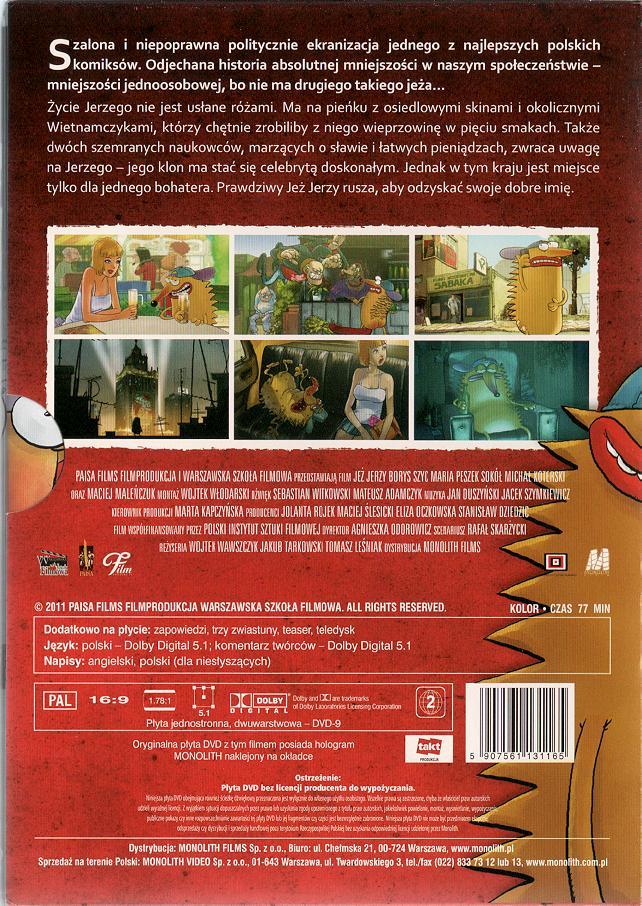 Jez Jerzy (DVD) 2011 animacja POLSKI POLISH | eBay