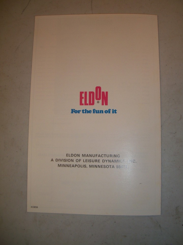 ELDON 1/32 SCALE ROAD RACE ACCESSORIES ORDER PAMPHLET (NEW OLD STOCK) | eBay