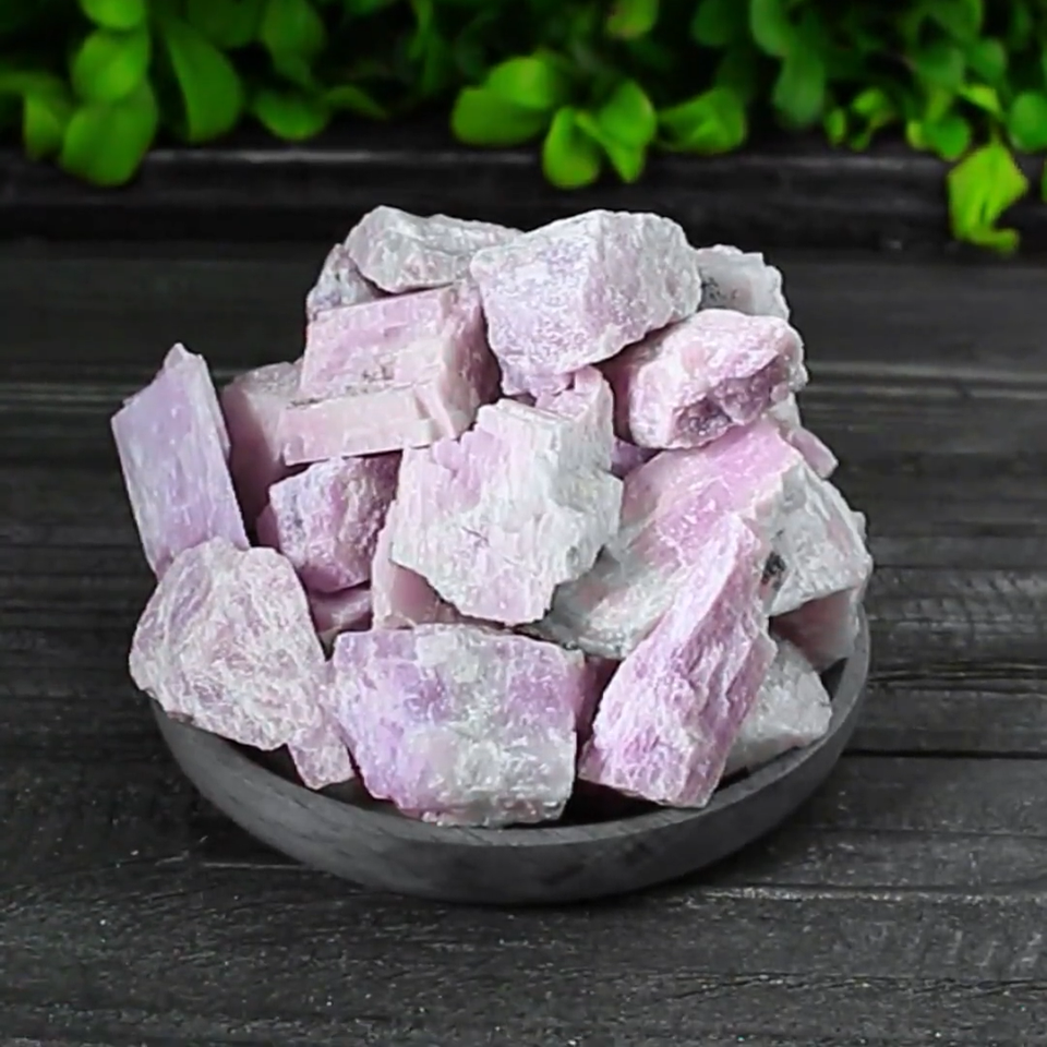 Natural Raw Kunzite Chunk Healing Purple Crystal Rough Mineral Specimen ...