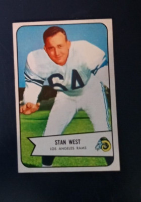 1954 Bowman Stan West Card #103 in near mint condition (see scan) | eBay