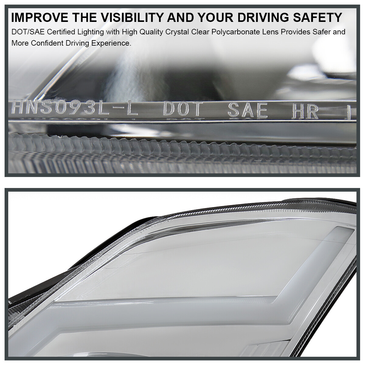 Fits 2003-2005 350Z Z33 Switchback LED Signal Projector Headlights ...