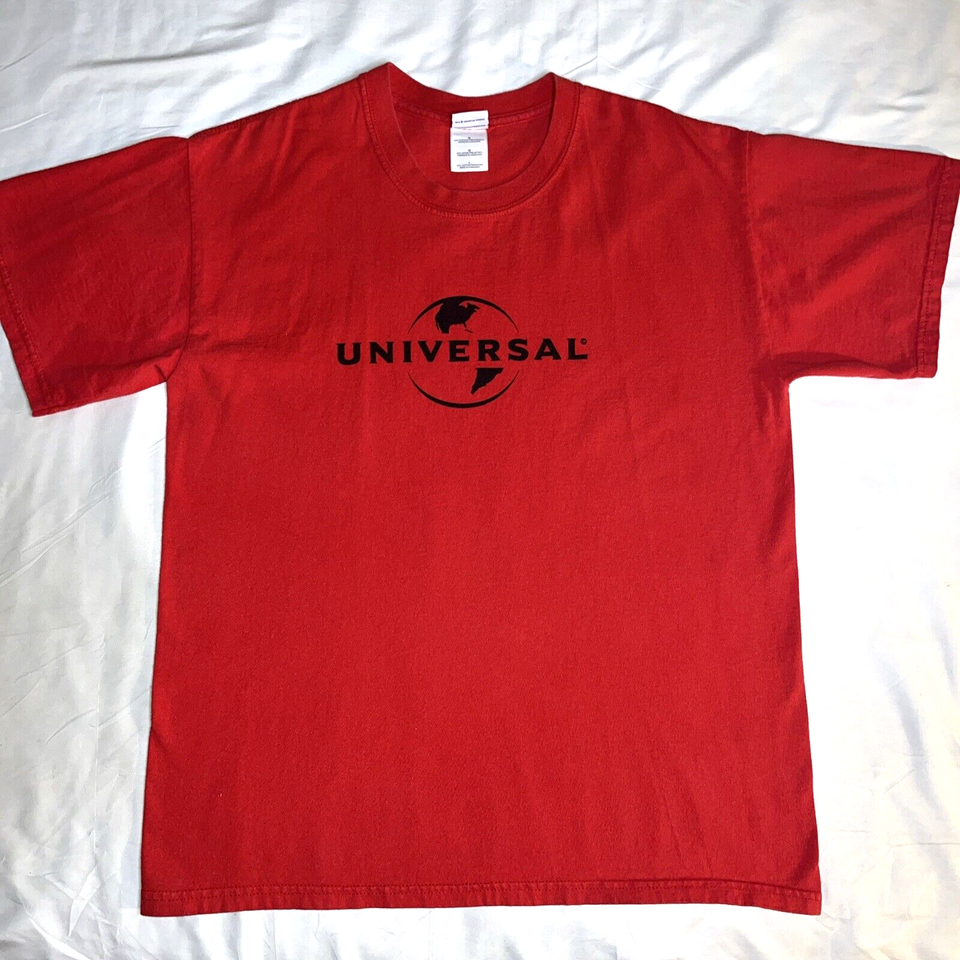 Universal Studios Logo T-Shirt Orlando Florida Theme Park Movies Red ...