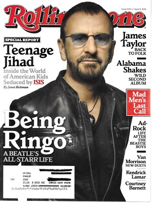 Rolling Stone ~ Issue 1232 ~ April 9, 2015 Being Ringo (Starr), James Taylor | eBay