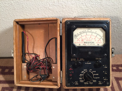 Antique Weston Model 779 Type 5 Analyzer Untested DC Ohms Decibels ...