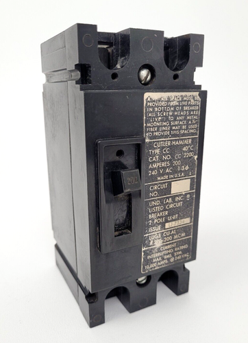 CC2200 Cutler Hammer 200 Amp 240V Circuit Breaker *NEXT DAY OPTION* | eBay
