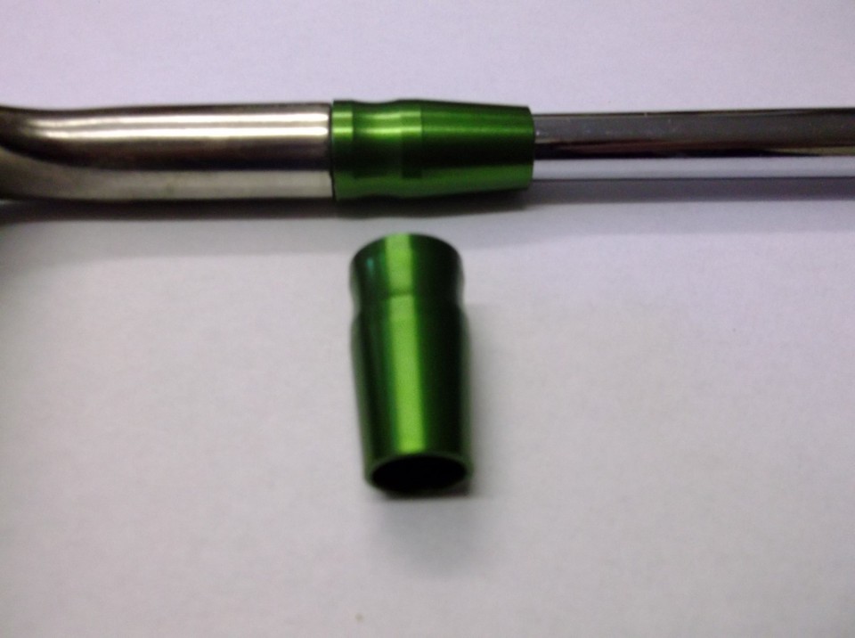 3pc Golf Iron Ferrules Metal Aluminum "Green" 4.5g .355/370 Shafts ...