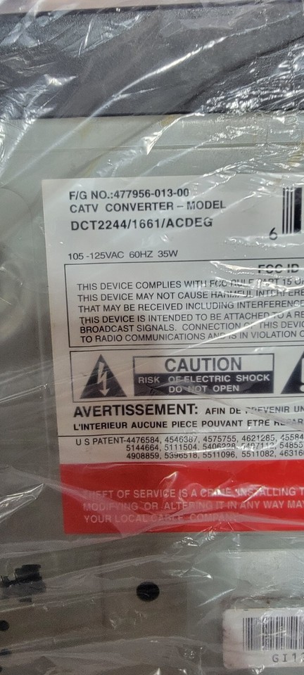 Comcast Xfinity Digital Set Top Box NIB Motorolla CATV Converter | eBay