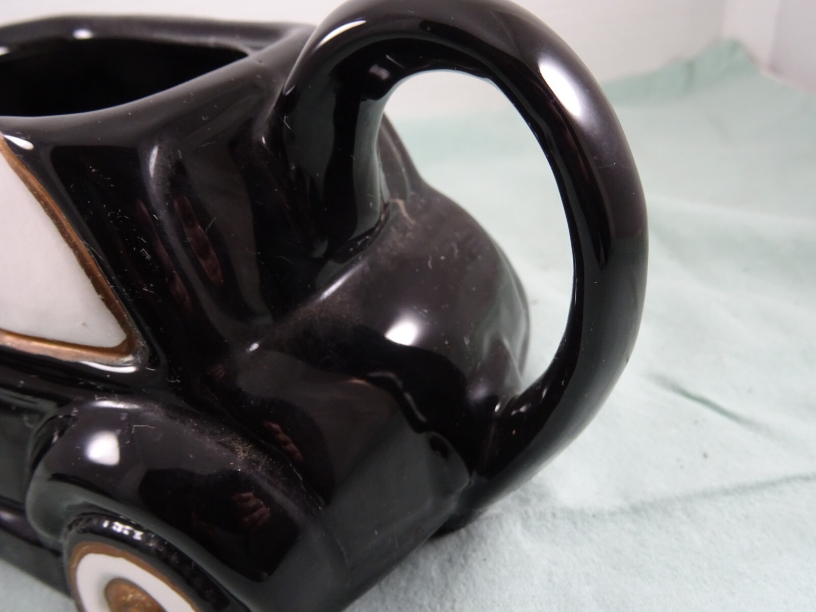 Vintage OCI Omnibus Hand painted VW Beetle Car Teapot 8" x 4.5" 1960-70 ...
