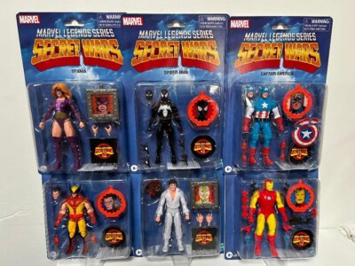 Hasbro Marvel Legends Secret Wars Action Figures Wave 1 Complete Set of ...