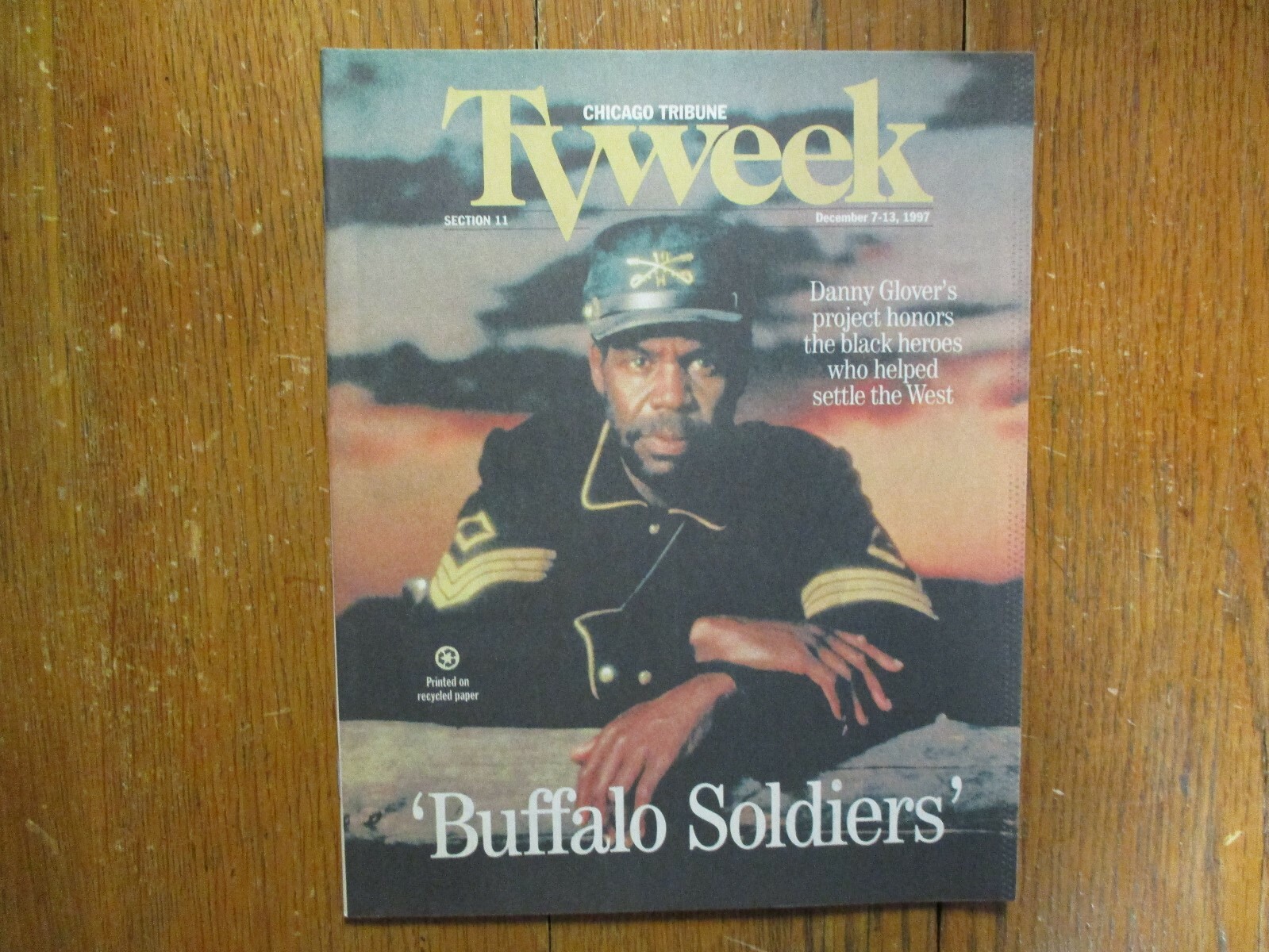 December 7, 1997 Chicago Tribune TV Week Magazine(DANNY GLOVER/BUFFALO ...
