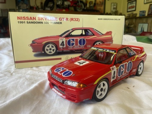 AutoArt 1/18 Nissan Skyline GTR 1991 Mark Gibbs Sandown 500 Winner ...