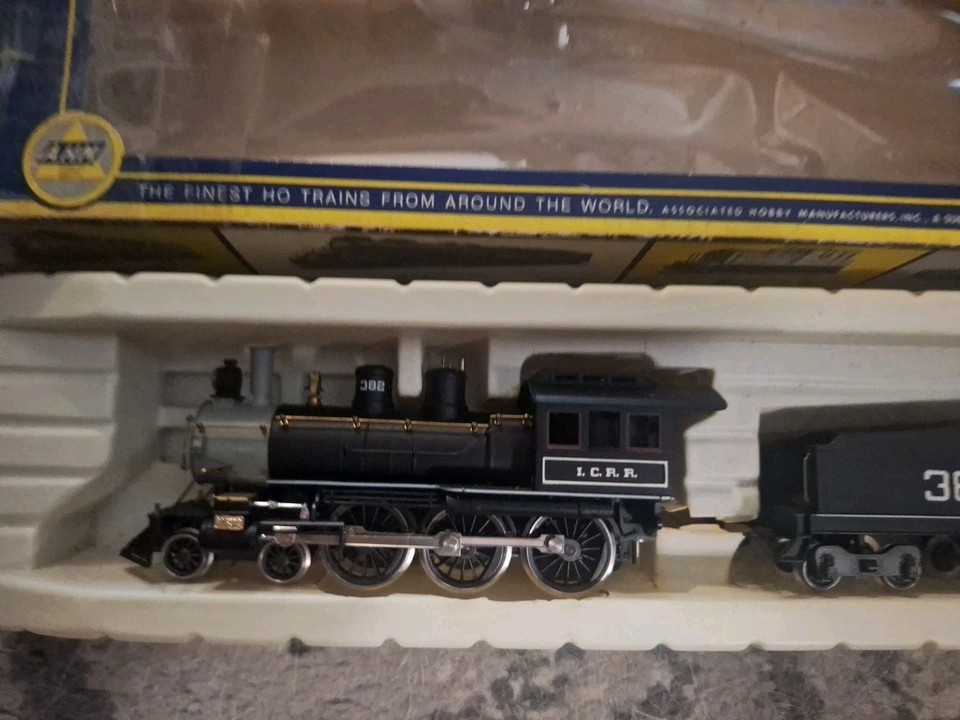 AHM HO 4-6-0 ICRR Illinois Central Casey Jones Loco & Tender 382 NIB | eBay