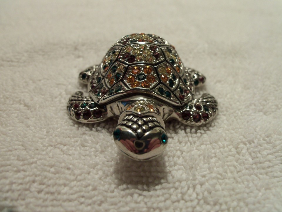 Lenox Deep Sea Jewel Pewter Turtle Figurine with Rhinestones | eBay