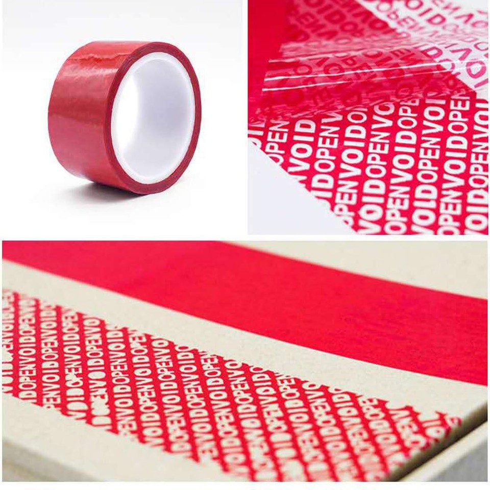 Tamper Tape Red Tamper Evident Security Seals Tape Transfer Tamper ...