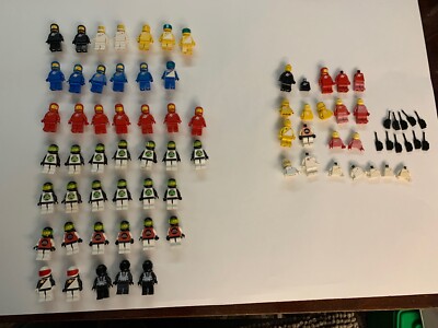 LEGO Space Men Classic 1980s Vintage Lot of 44 Minifigures w/Extras | eBay