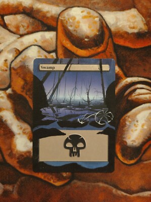 Magic the Gathering Swamp #16 Hand Painted Unique Custom MTG Alter | eBay