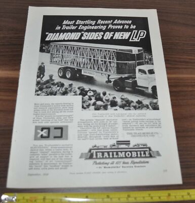 1946 Trailmobile Trailer Truck Ad Diamond | eBay