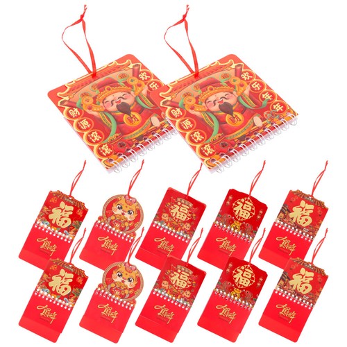12 Pcs Calendrier Lunaire Chinois De L'année Bureau Ornement | eBay