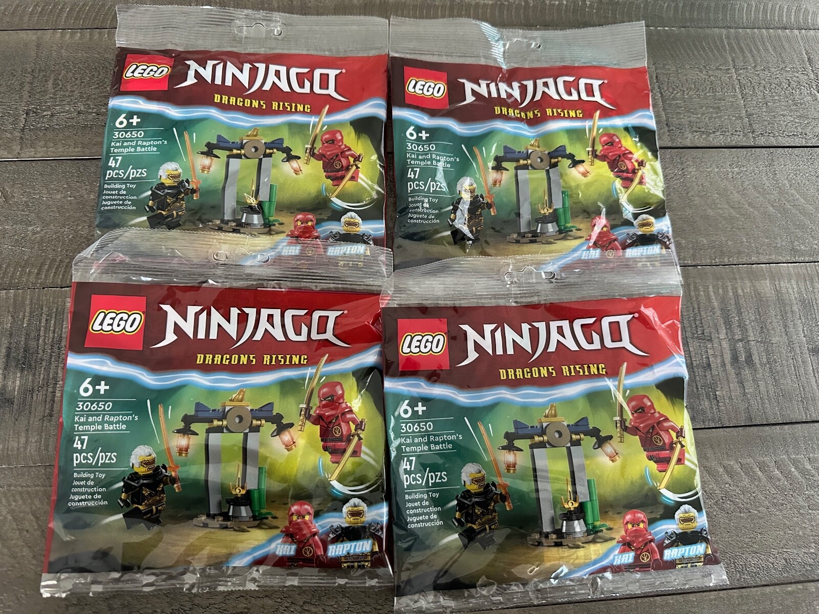 Lego 30650 Ninjago Kai and Rapton's Temple Battle Polybag X4. Great ...