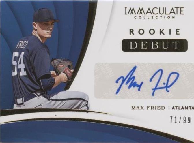 2018 Panini Immaculate Collection - Rookie Debut Signatures Max Fried # ...