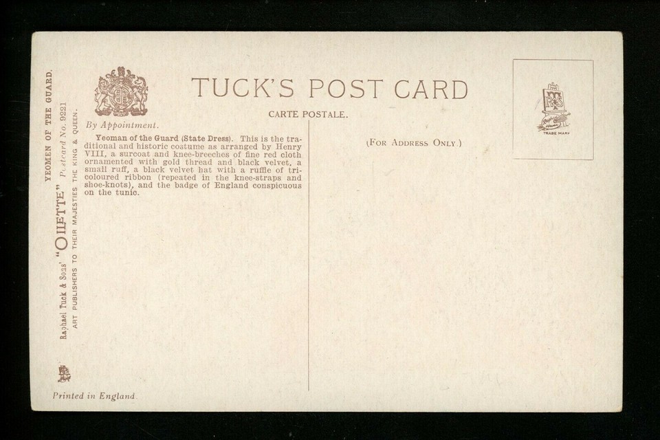 Military postcard London England Soldiers Tuck Oilette #9221 Artist ...