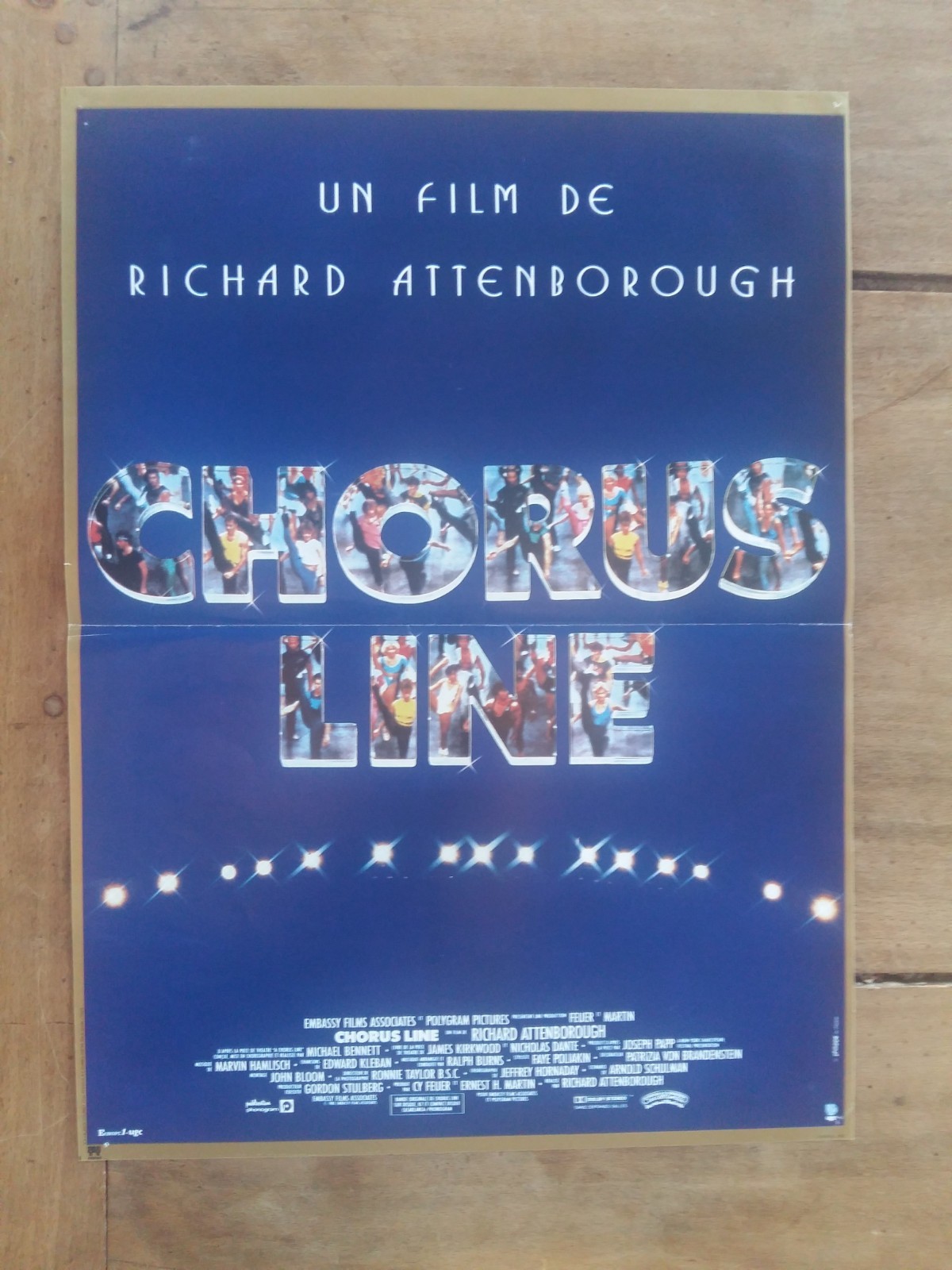 Poster Chorus Line Richard Attenborough Michael Bennett 40x60cm | eBay
