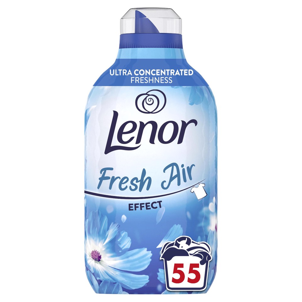 LENOR FRESH AIR FRESH WIND Laundry Liquid Fabric Softener Bottle 770ml ...