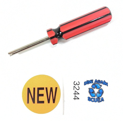 Scuba Dive BC BCD Inflator Hose Schrader Valve Stem Screwdriver Tool ...