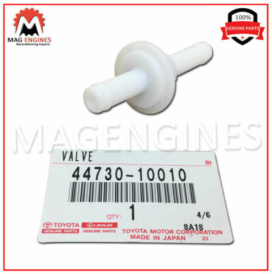 44730-10010 GENUINE OEM VALVE ASSY, VACUUM CHECK(FOR BRAKE) 4473010010 ...