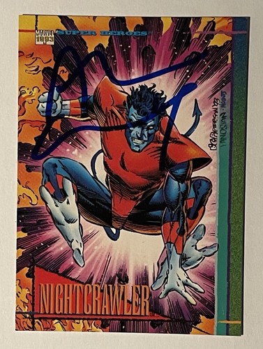 Alan Cumming Nightcrawler X-Men 1993 Marvel Skybox Signed Trading Card ...