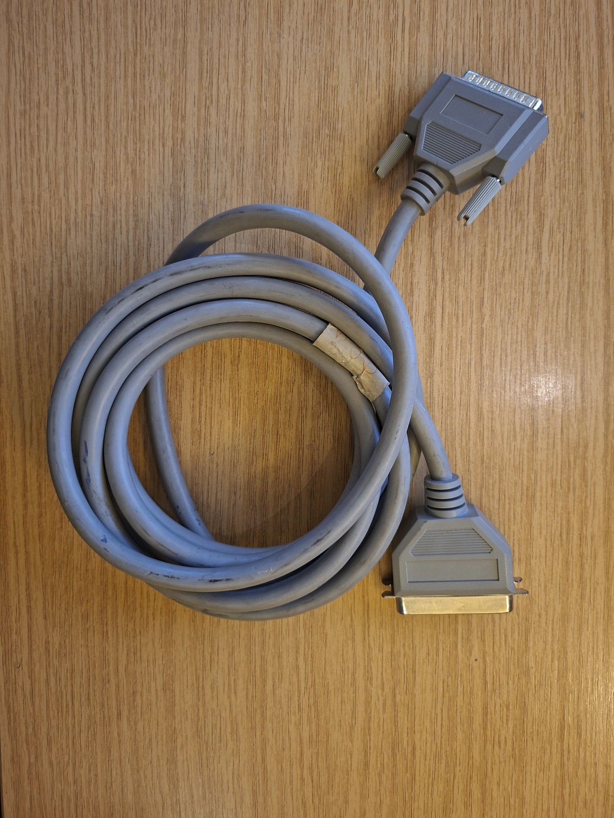 Parallel Port Printer Cable - DB25 Male to Centronics 36 Male - 3 Metre ...