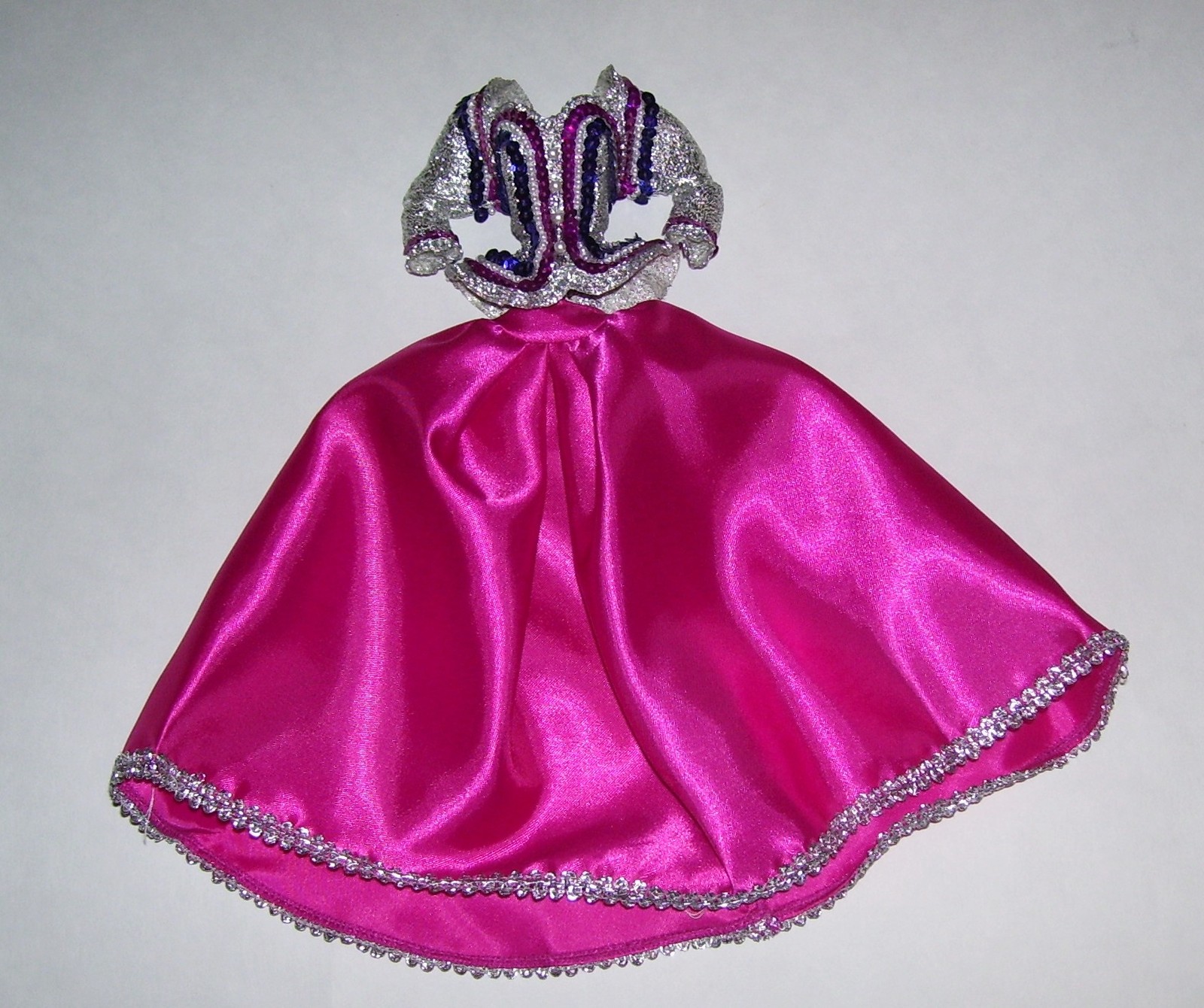 MATTEL BARBIE DOLL CE FUSHIA EMBELLISHED DRESS FASHION CLOTHES NEW FROM ...