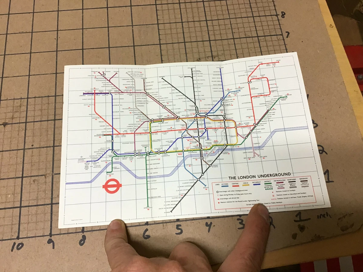 London Underground Map Original