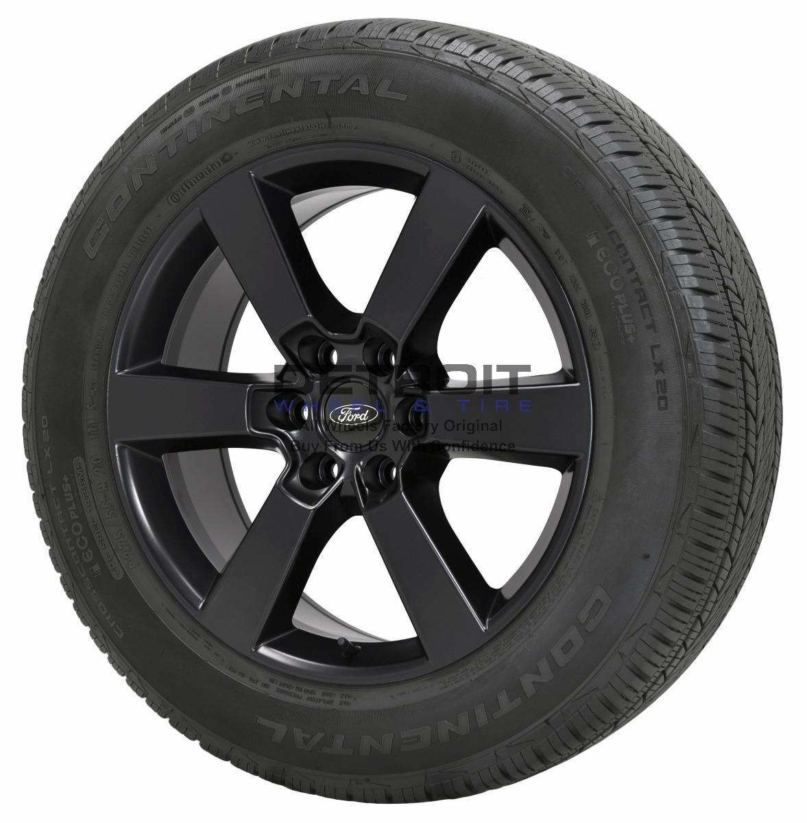 20" FORD F150 SATIN BLACK WHEELS RIMS & TIRES OEM 2007-2019 10005 | eBay