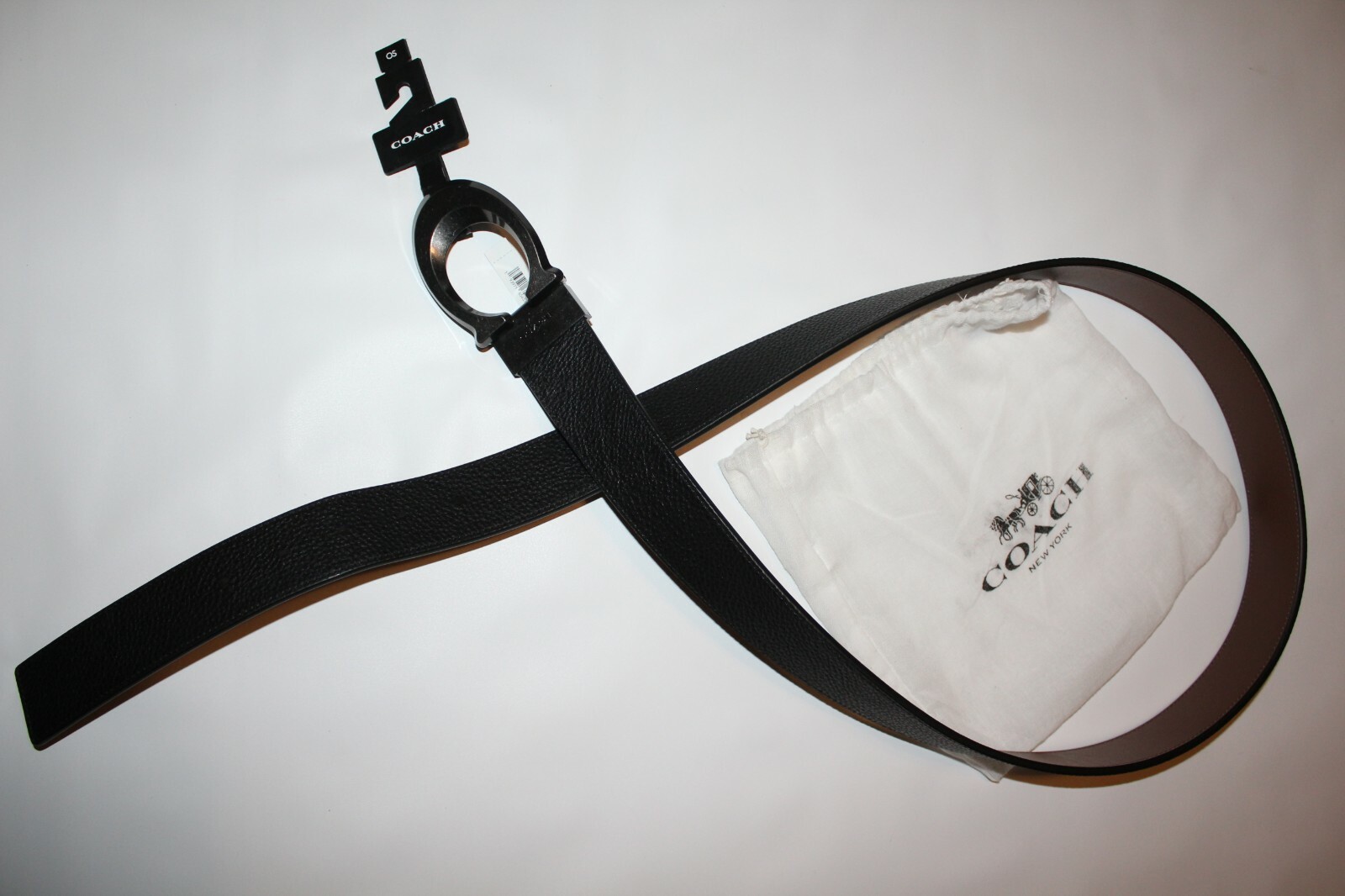 Coach 91305 Men's Buckle Cut To Size Belt - Black for sale online | eBay