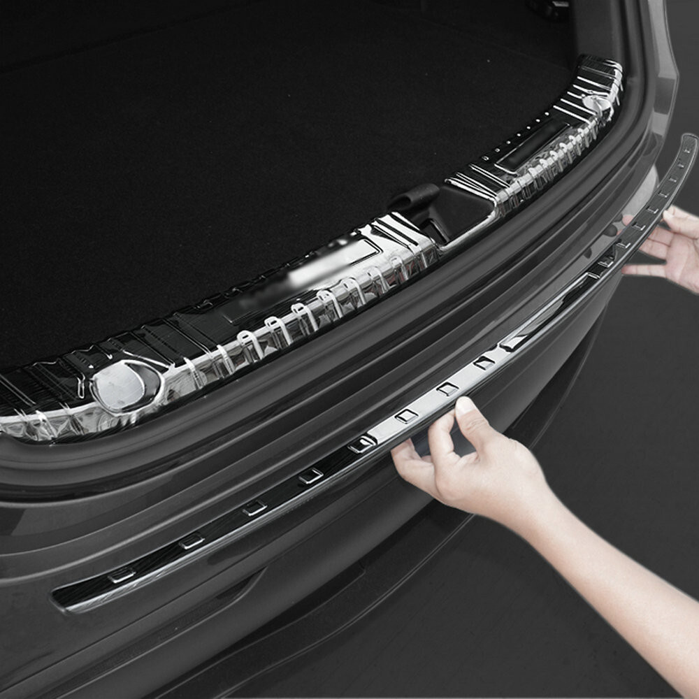 2PCS Rear Door Plates Molding Trim Cover Plates Fits for Tesla Model Y ...