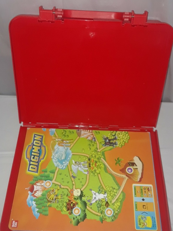 Digimon Red Carrying Case & Board Game for Minis! Rare! | eBay
