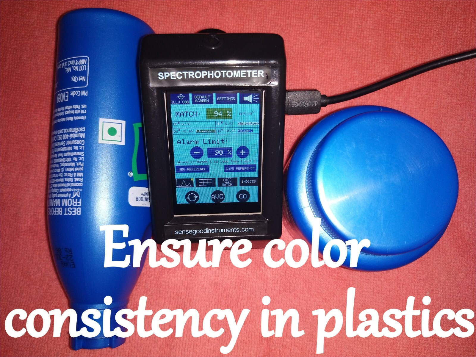 NEW Colorimeter Color Meter Analyzer Spectrophotometer Plastics ...